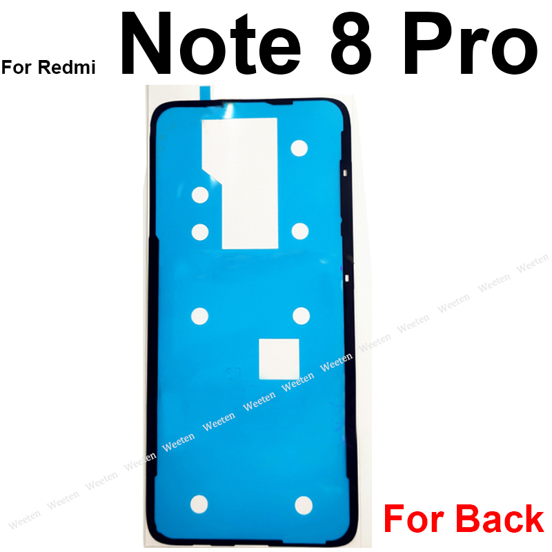 【EcoDealsq】Back Battery Cover Adhesive Sticker For Xiaomi Redmi Note 10 ...