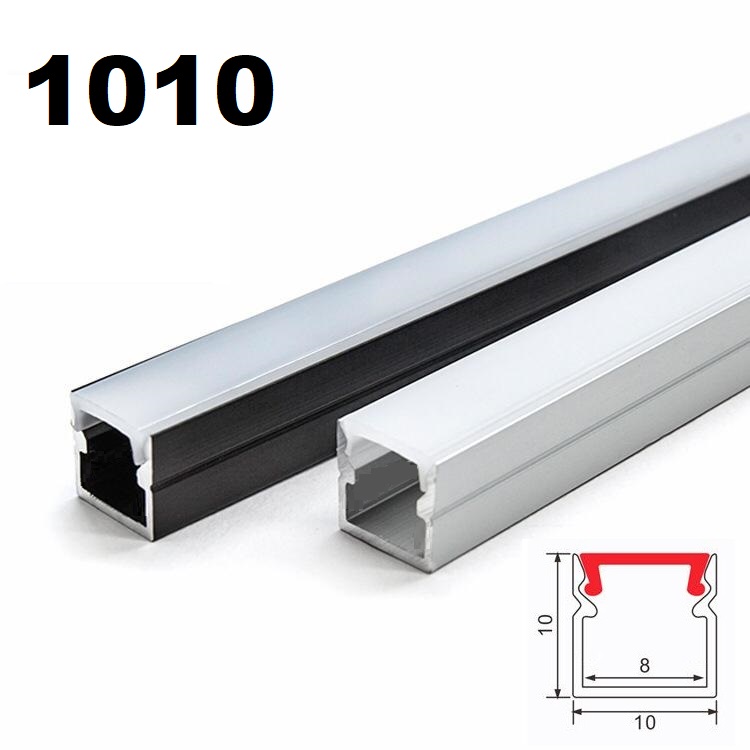 Cover LED Strip Kap Housing Aluminium LED Strip Rigid Bar Lampu 100 CM ...