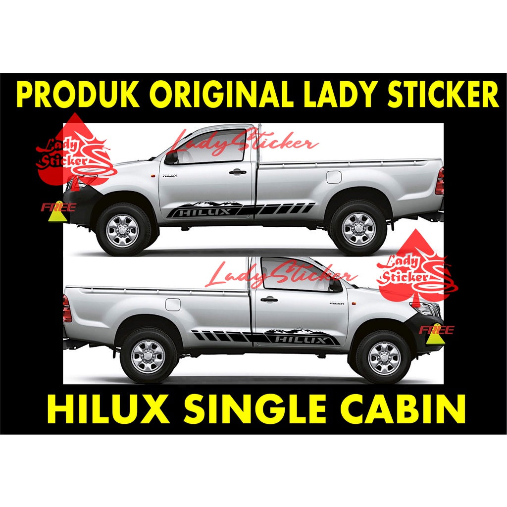 STICKER STIKER MOBIL HILUX SINGLE CABIN STIKER LIST MOBIL TOYOTA HILUX ...