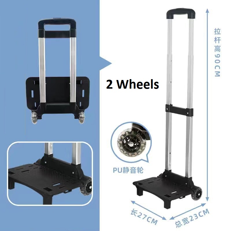Foldable Trolley With Wheels Multifunction Universal Hand Trolleys ...
