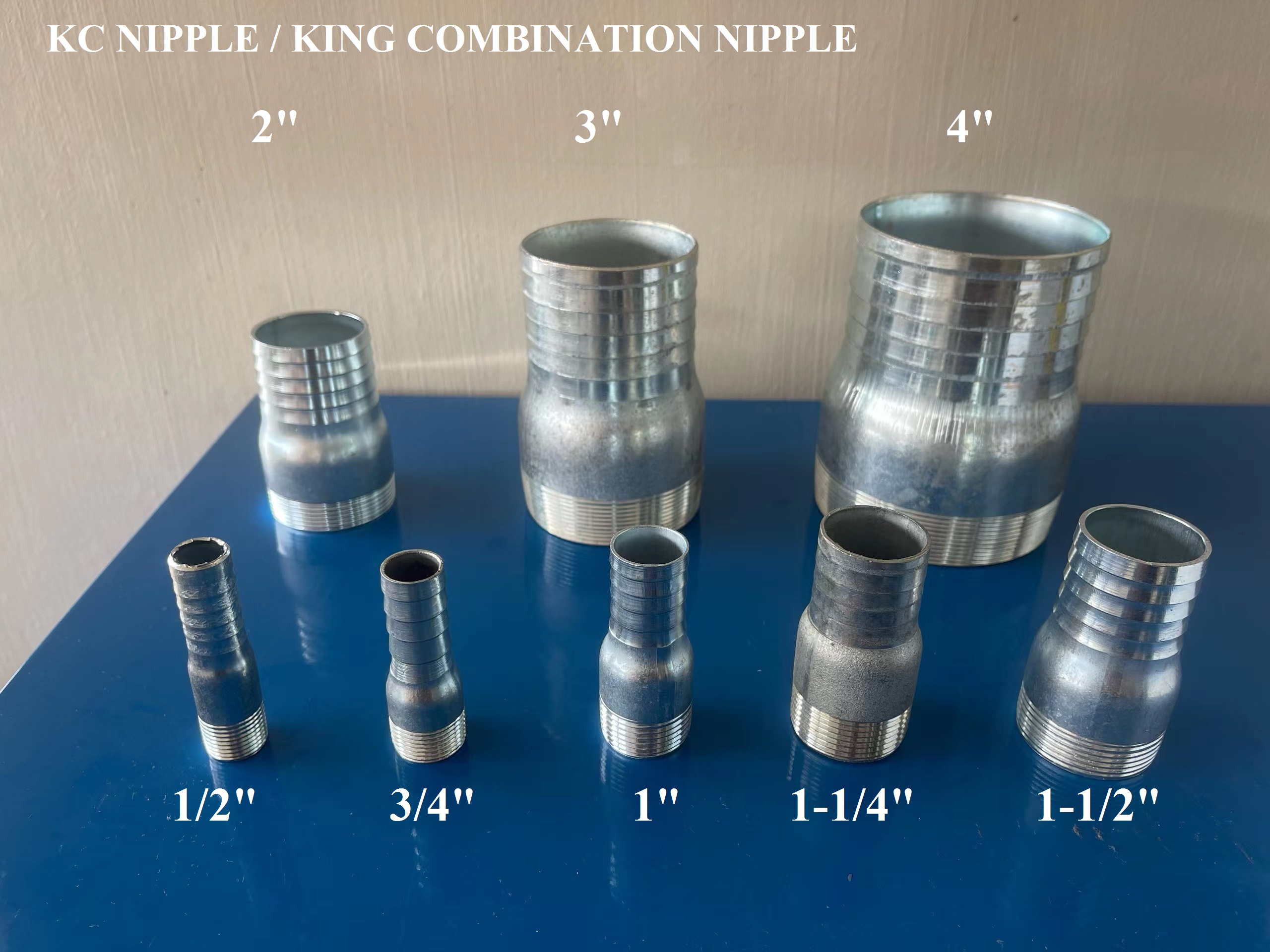 GI Galvanized King Combination KC Nipple [1/2INCH TO 4INCH] | Lazada