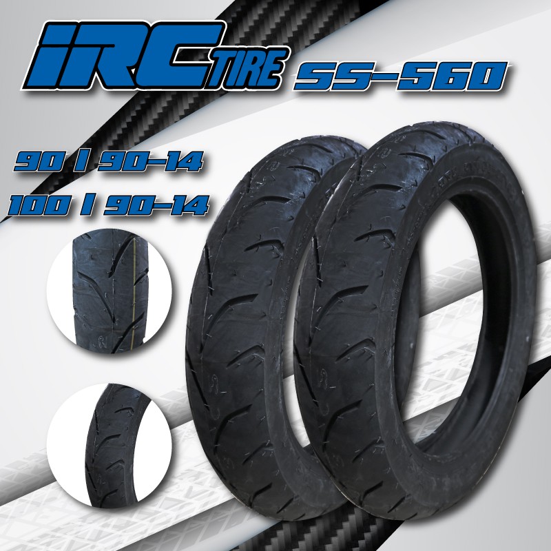 ยางนอก IRC SS-560 เบอร์ 90/90 -14, 100/90 -14 TL (ราคายกคู่และแบบแยก) สินค้าเป็นของแท้100% ...