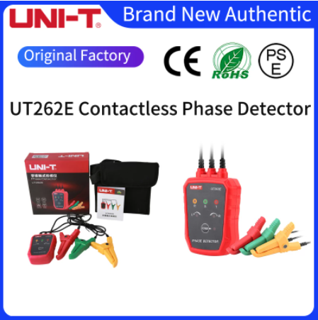UNI-T UT262E Non-Contact Phase Detector Phase Loss Indication Positive&Negative Sequence Display ...