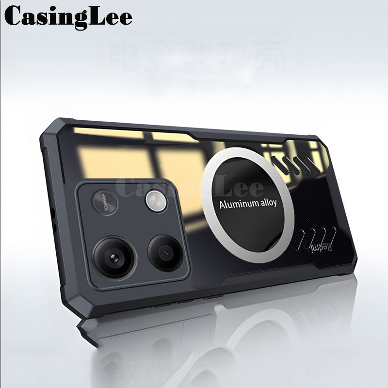 For Xiaomi Poco X6 NEO case Hard Clear Transparent Shockproof Car ...