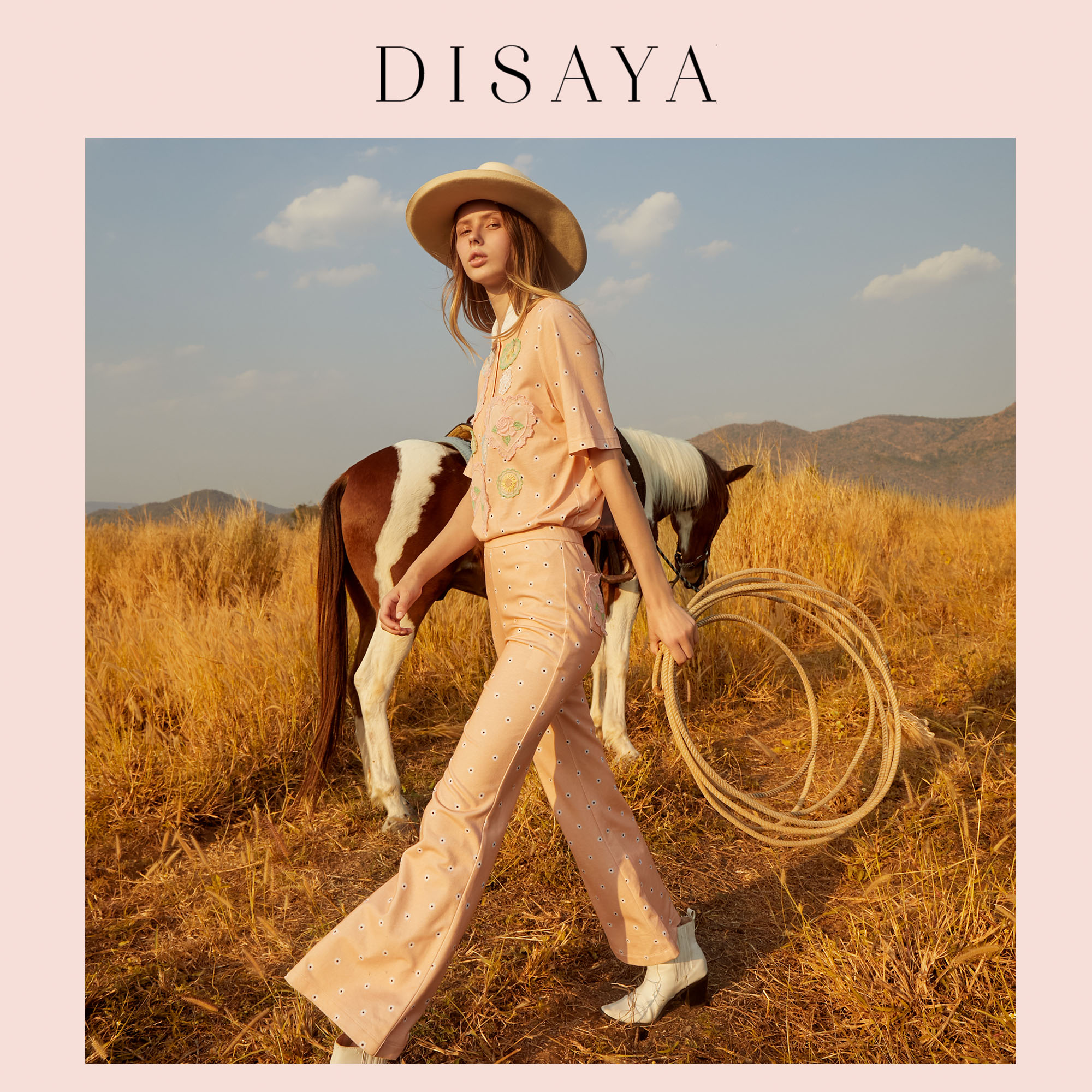 [DISAYA] - Daisy Printed Pants กางเกงขายาวลายปริ้นท์เดซี่ - Disaya ...