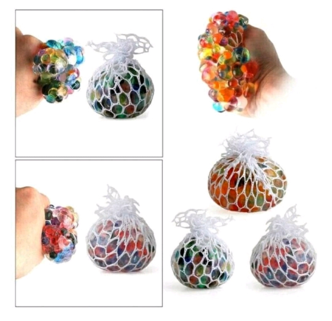 Stress Relief Squishy Colourful Stress Ball Squeeze Ball Anxiety Rubber ...