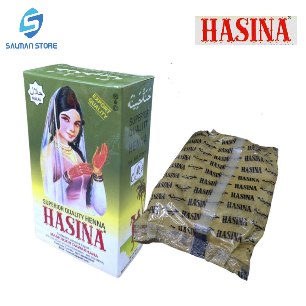 HASINA Natural Henna Powder 100g - Pure Henna Leaves from India | Lazada