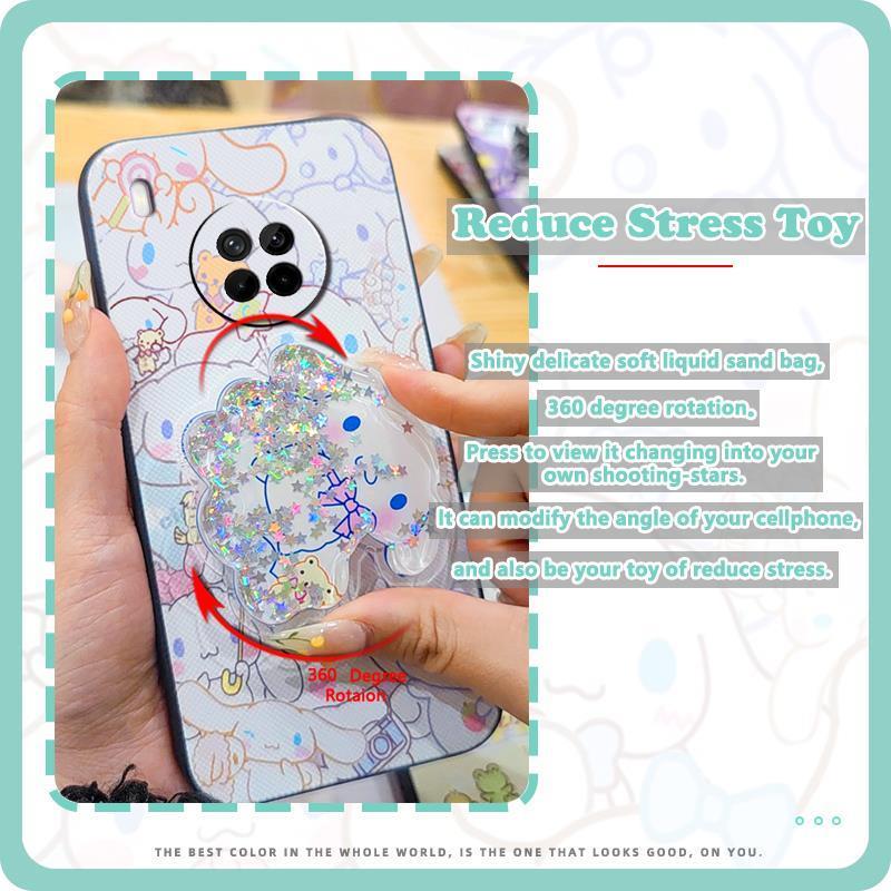 Simplicity TPU Phone Case For Huawei Y9a quicksand Skin feel silicone ...