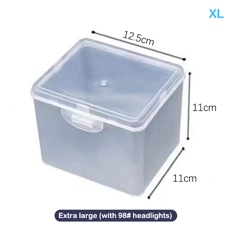 GM Flip Storage Box Transparent Desktop Storage Box LED Headlight ...