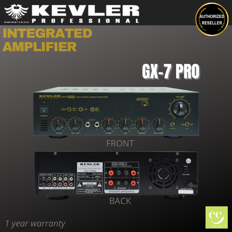 KEVLER Professional High Power Videoke Amplifier GX-7 PRO | Lazada PH
