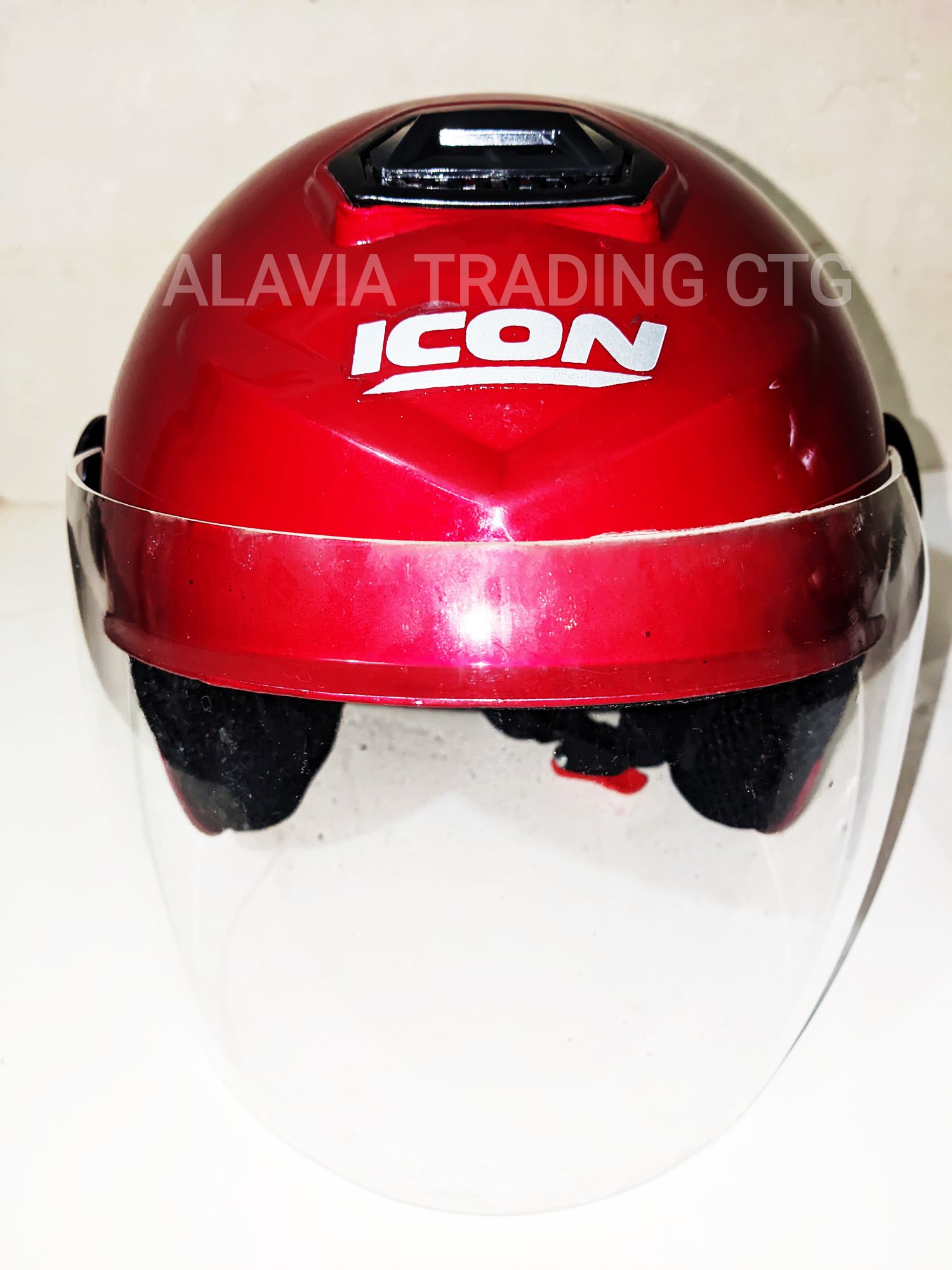 Baby Bike Icon Helmet for Boys & Girls (3-12 Years) in Vibrant Red ...
