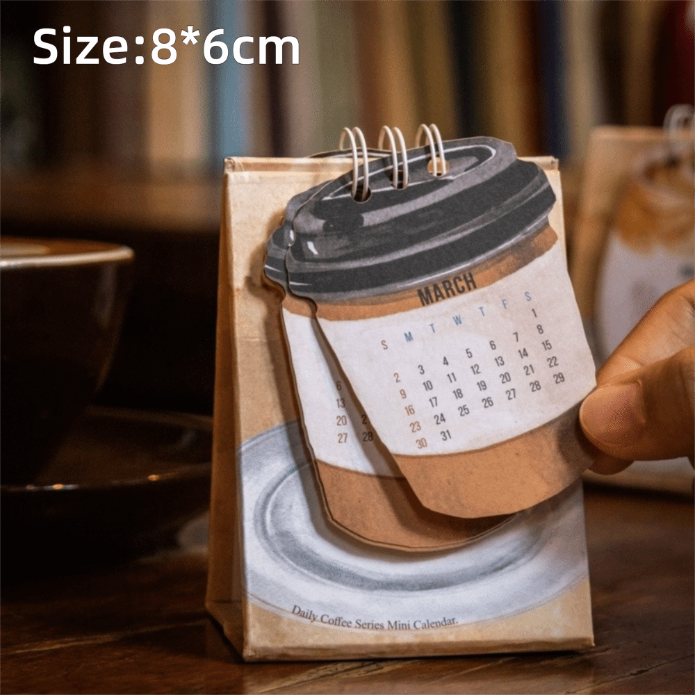 Functional Accessory Small Size 2026 Desk Calendar Aesthetic Design ...