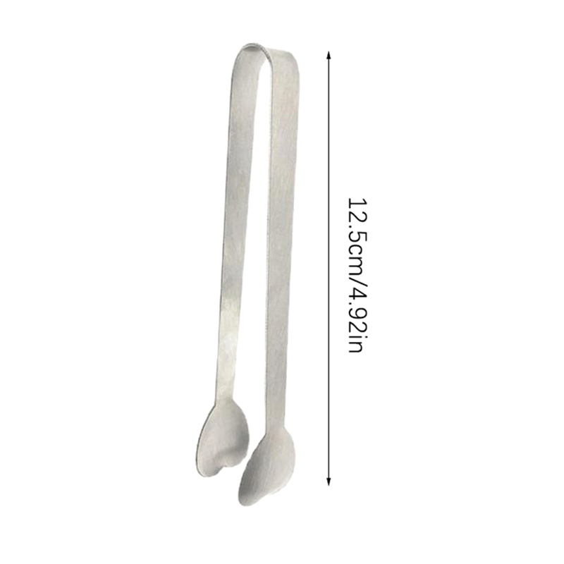 Stainless Steel Mini Food Clips for Sugar Cubes Ice Cube Tweezers Cute ...