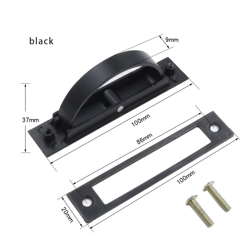 Tatami Hidden Cabinet Handle Rotating Platform Invisible Handle Zinc ...