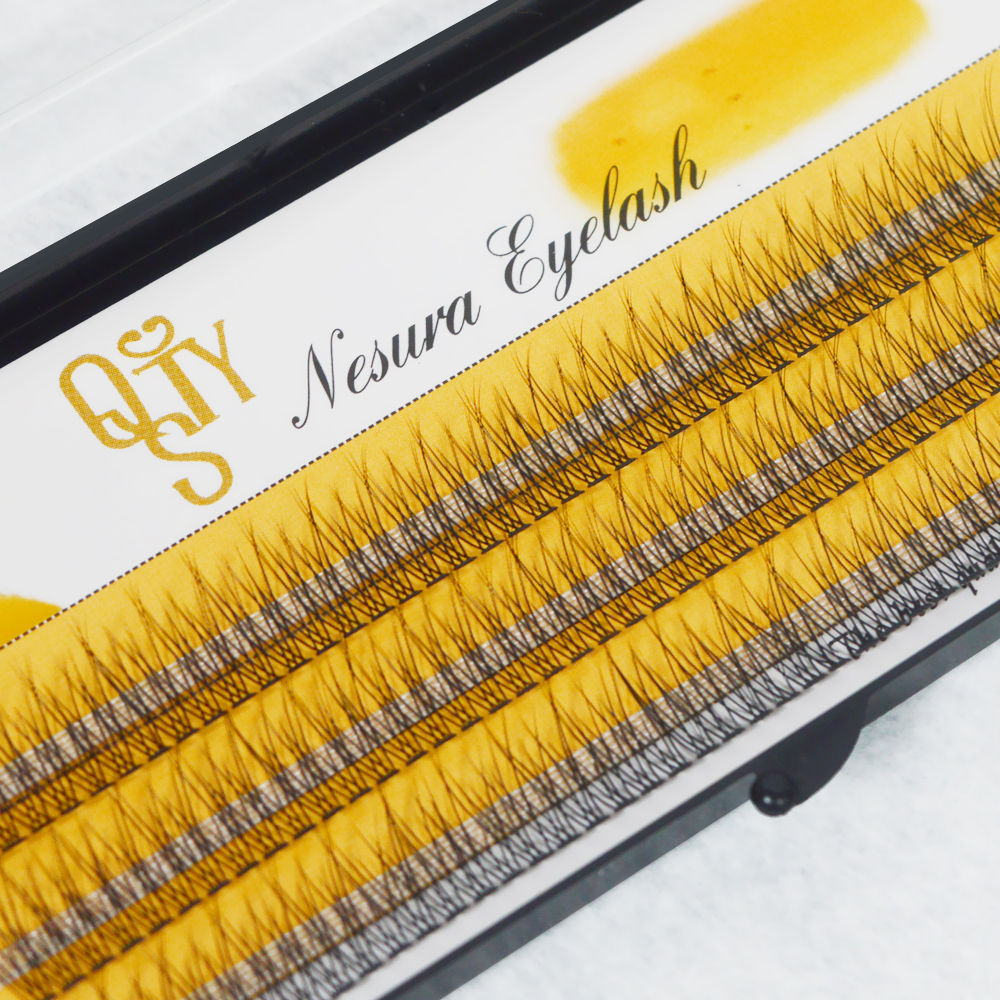Tanggeri Fashion QSTY Soft Black Mink Eyelash Extension 10D dovetail ...