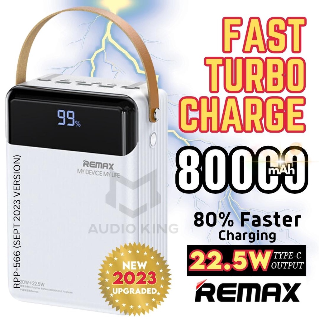 ⭐ ⭐READY STOCK⭐ ⭐ REMAX Fast Charging 22.5W Camping 80k Big Powerbank ...