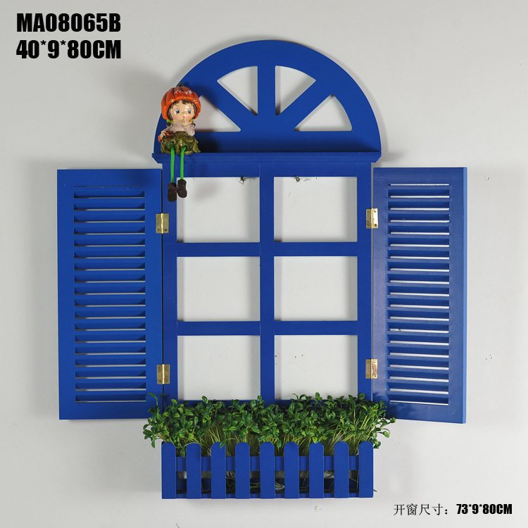 MDF Arch Wall Decor Window False Window Frame for Farmhouse, Vintage or ...