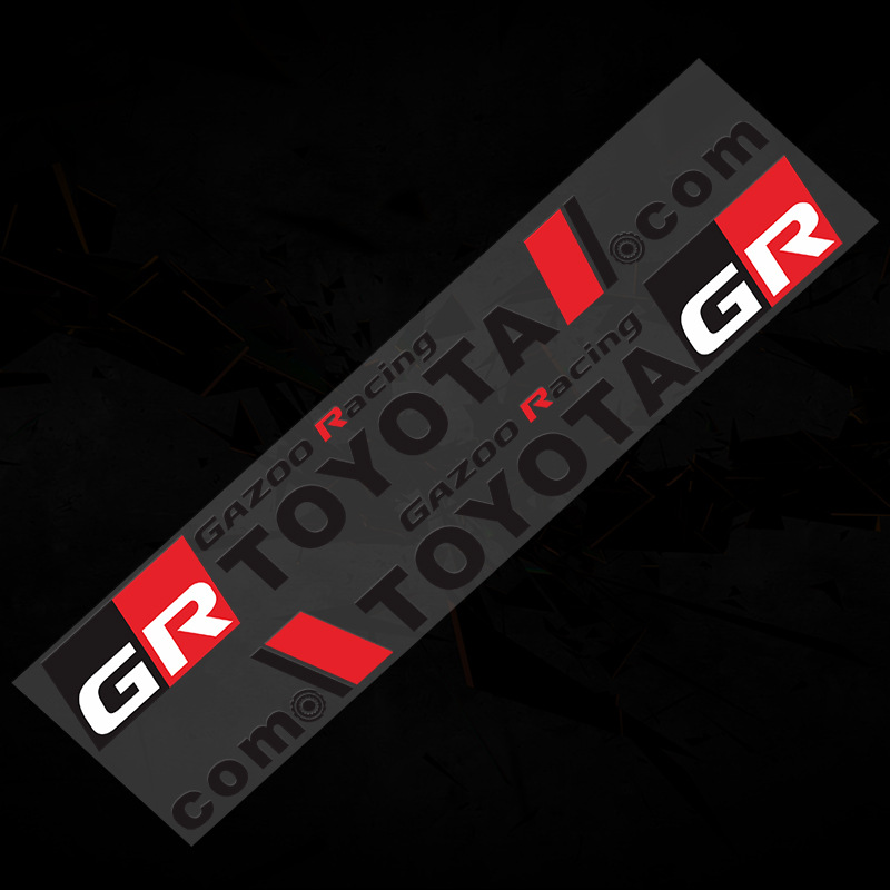2Pcs 75cm Toyota GR Sport Car Sticker Body Modification Decoration ...