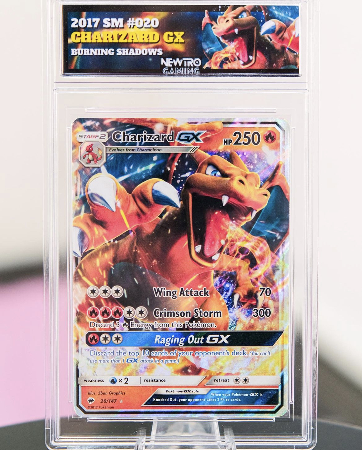 [NEWTRO GAMING STUDIO] SUN AND MOON CHARIZARD GX CARD | Lazada Singapore