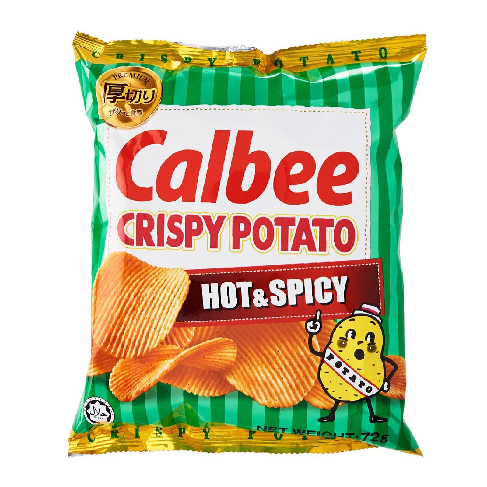 Calbee Crispy Hot And Spicy Potato Chips | Lazada Singapore