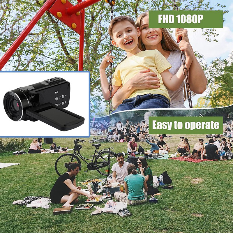 Fakg046-2400W Pixel Digital Camera 1080P Handheld DVR DV Self Portrait ...