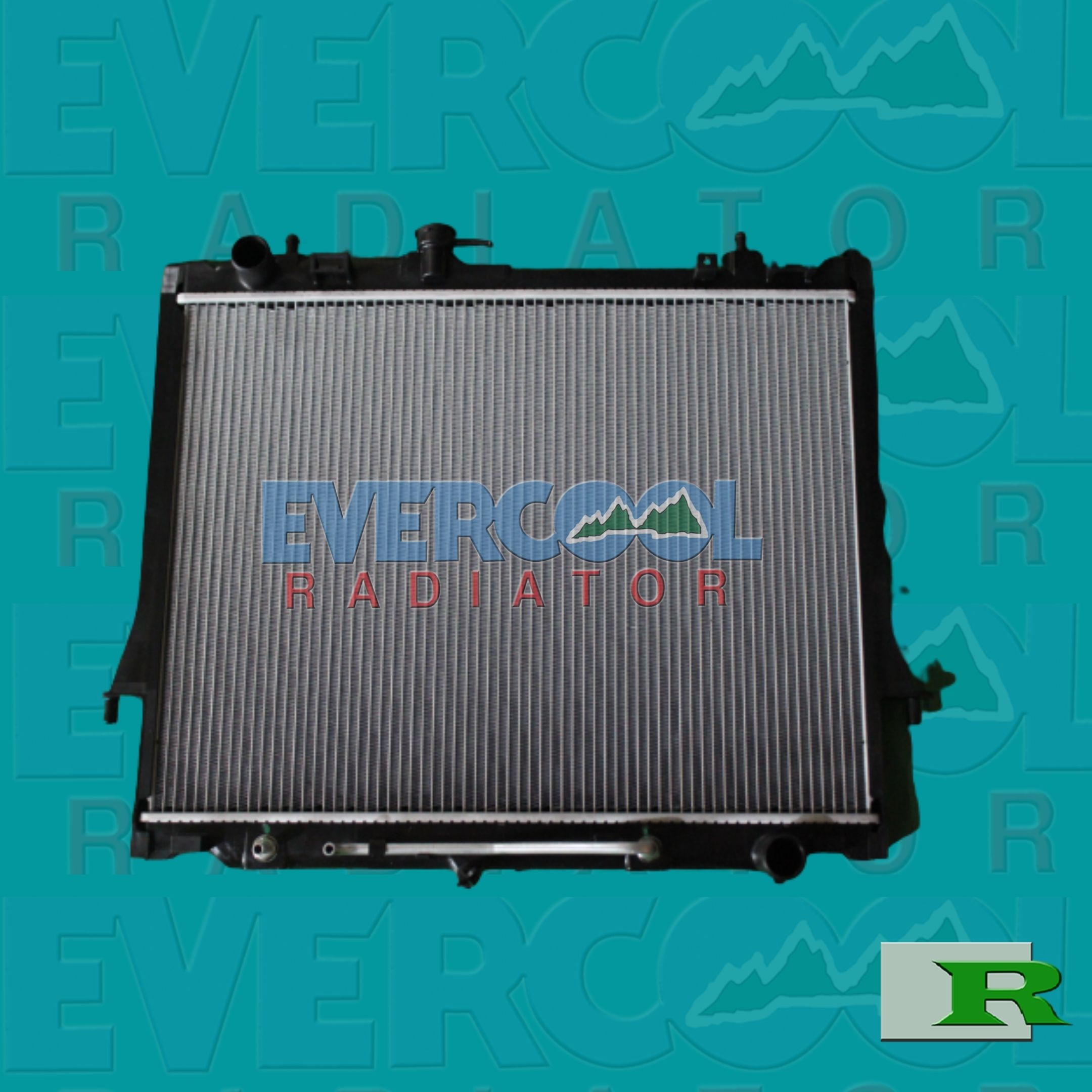 Isuzu Dmax / Mux 2015 A/T 2 Rows Evercool Plastic Aluminum Radiator ...
