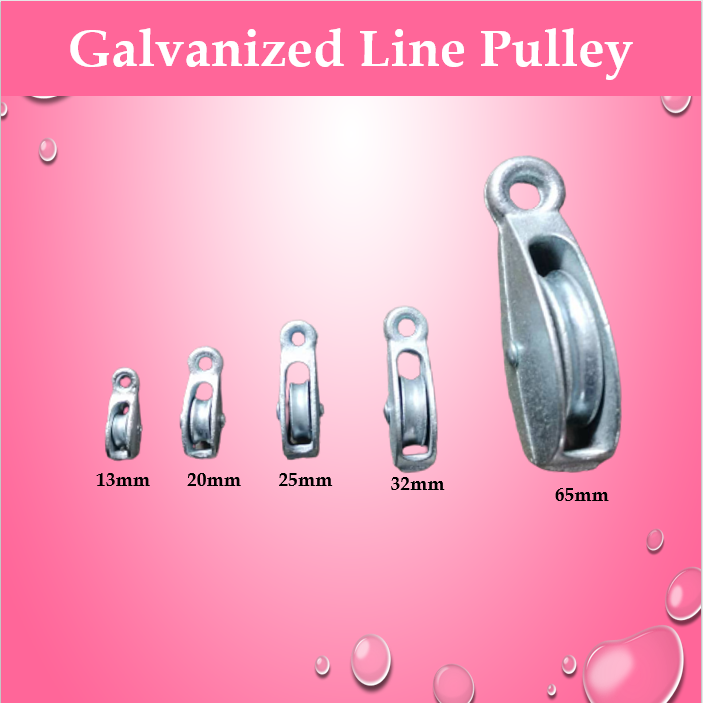 Black Pulley and Galvanized Line Pulley Single Sheave Pulley Black ...