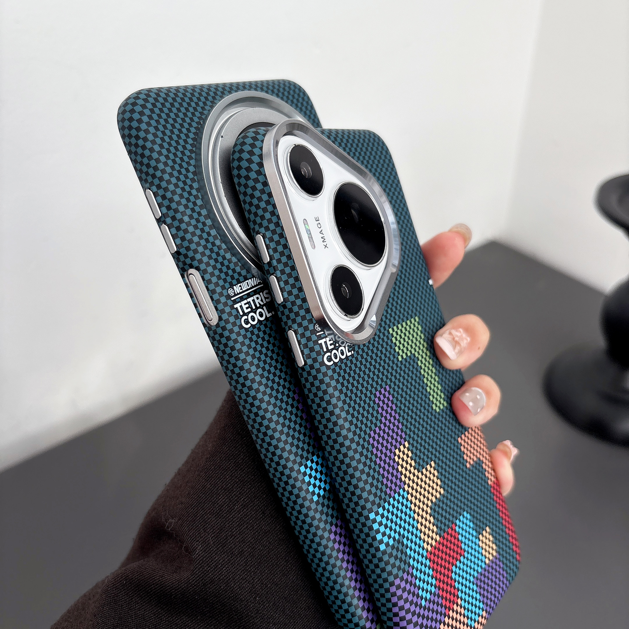 HODON Tetris Pattern Phone Case For Xiaomi 17 Pro Max 15 14 Pro 15 ...