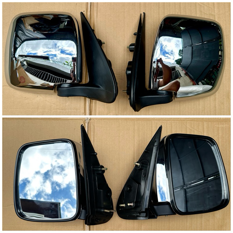Toyota Hiace Commuter Decontent 2005 - 2025 Chrome Side Mirror Aseembly ...