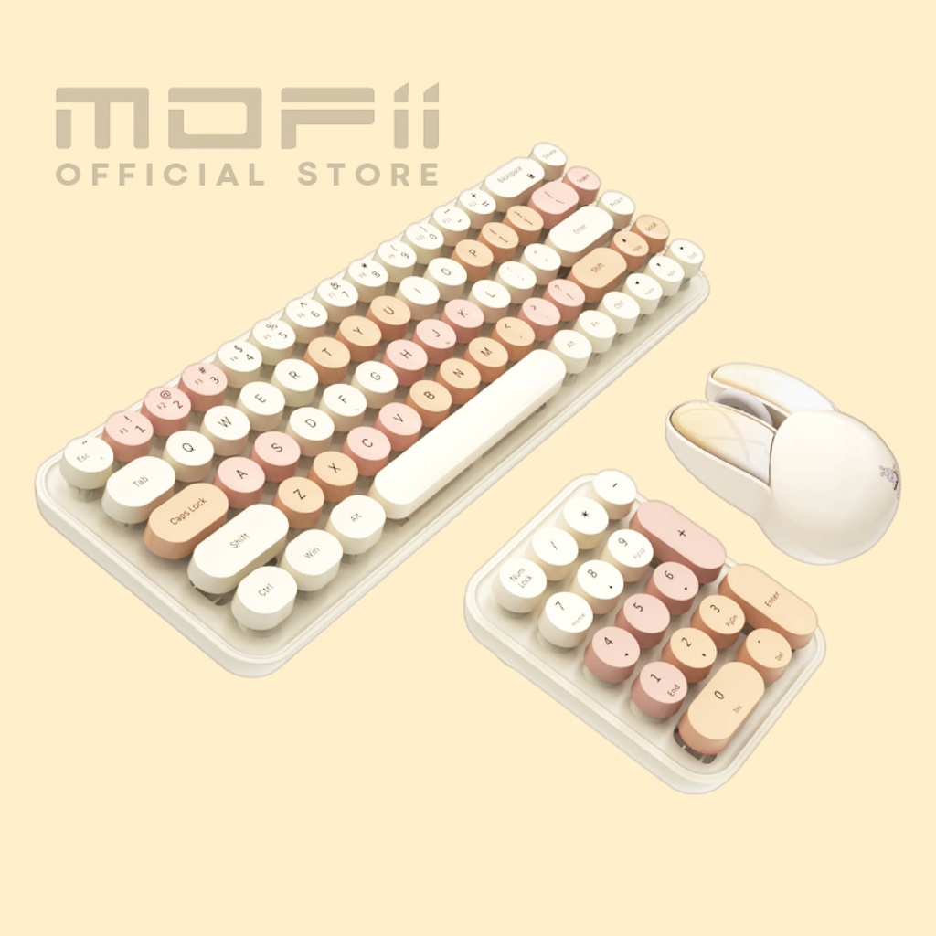 MOFII I Bean Max Keyboard Combo Set with Numeric Mouse Small 3 in 1 ...