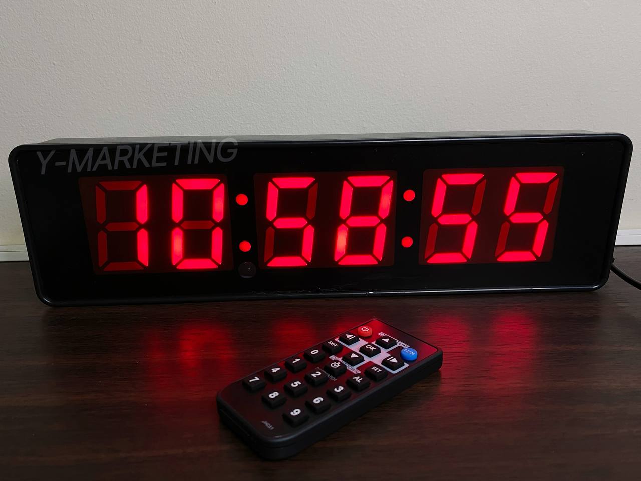 (120) Digital Clock with TIMER / COUNT-DOWN / STOP-Watch (RED LIGHT ...