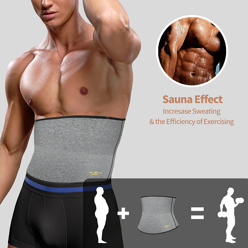 NEW 【Special offer】Mens Abdomen Reducer Waist Trainer Corset Sauna Body ...