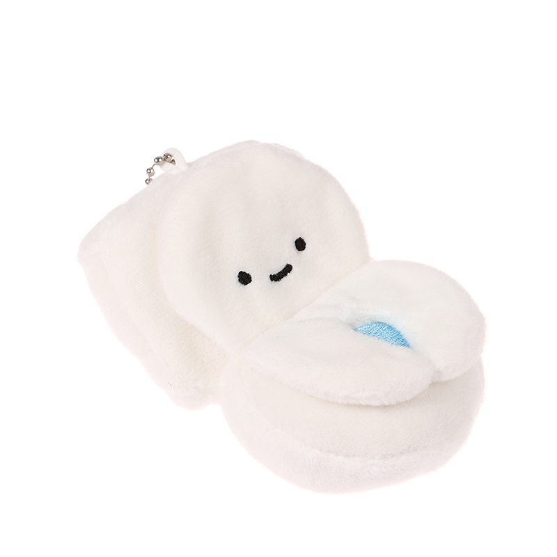 Fridge Magnet Sticker Mini Plush Poop Toilet Model Keychain Backpack ...