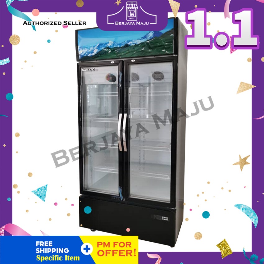 Sakato 700L 2 Door Upright Chiller SC-D2-737FW | Lazada