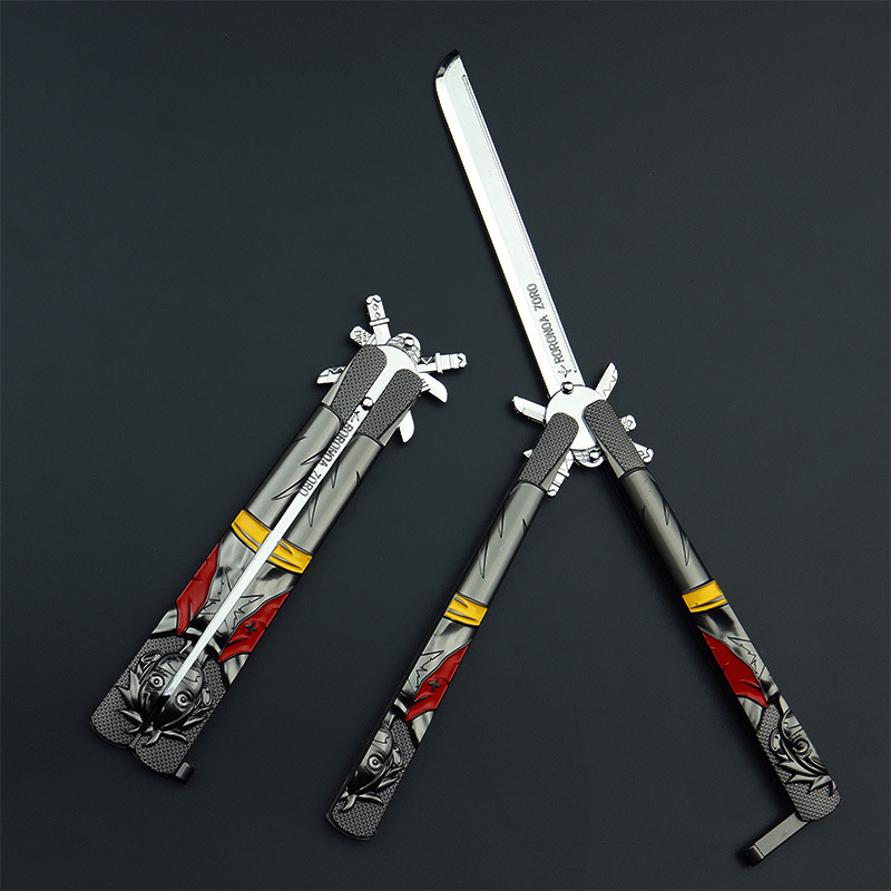 New Animation Game Impact Toy Unsharped Metal Wolf's Last Road Stick ...