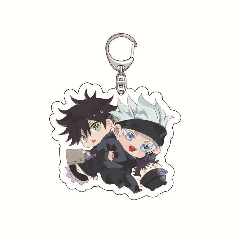 【HOHA】Jujutsu Kaisen Keychain Acrylic Pandant Keyring Gojo Satoru ...