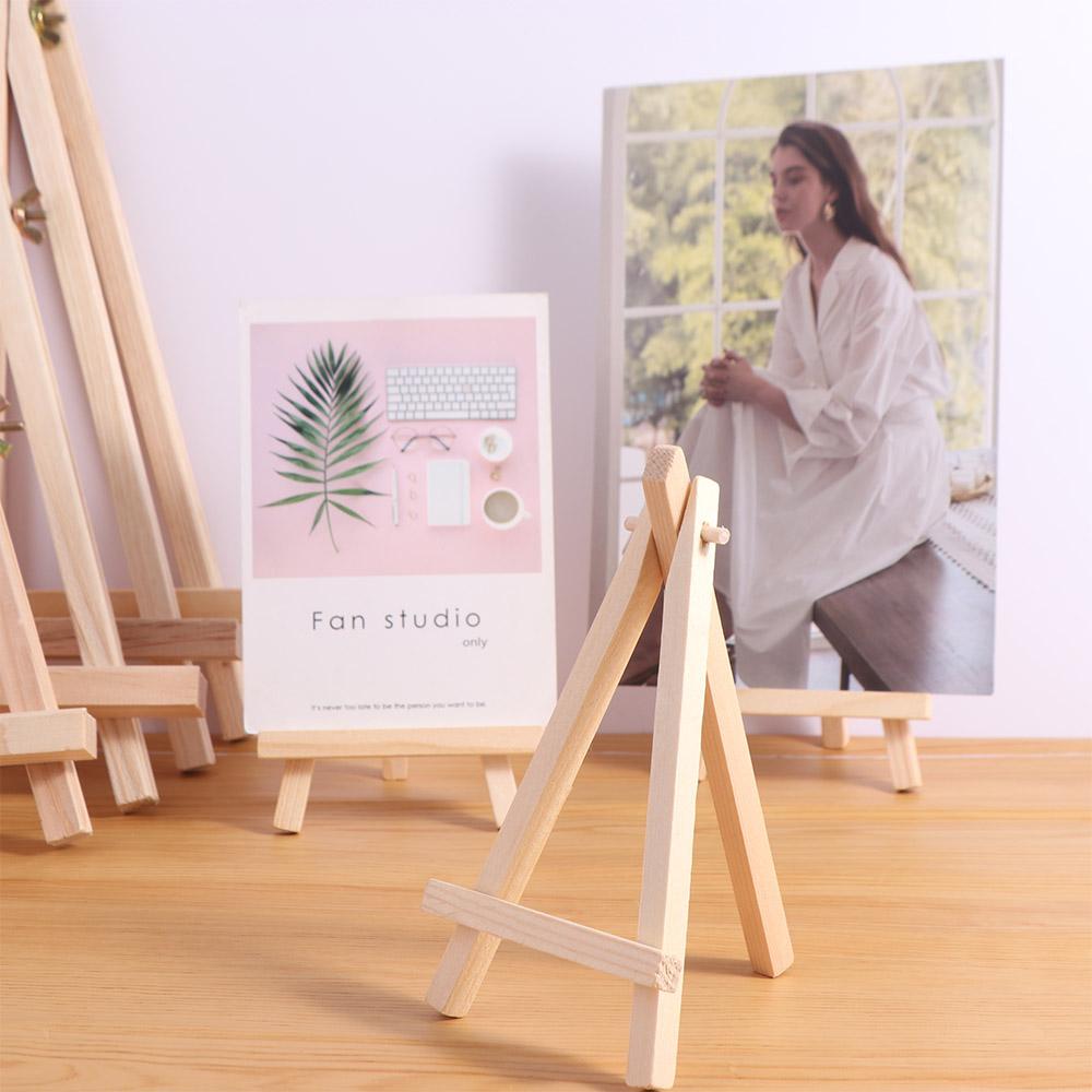 Folding Painting & Sketch Wood Mini Easel Small Foldable Triangle ...