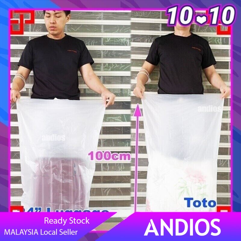 Beg Plastik Besar Heavy Duty Clear Big Plastic Bag Large Thick Laundry ...