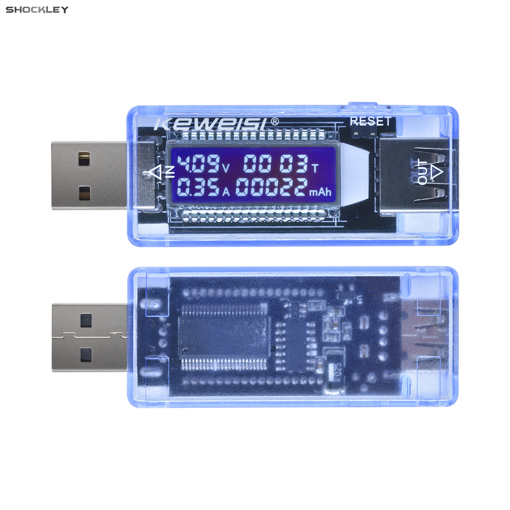 Shockley USB Power Meter USB Tester USB Voltage Meter and Current ...