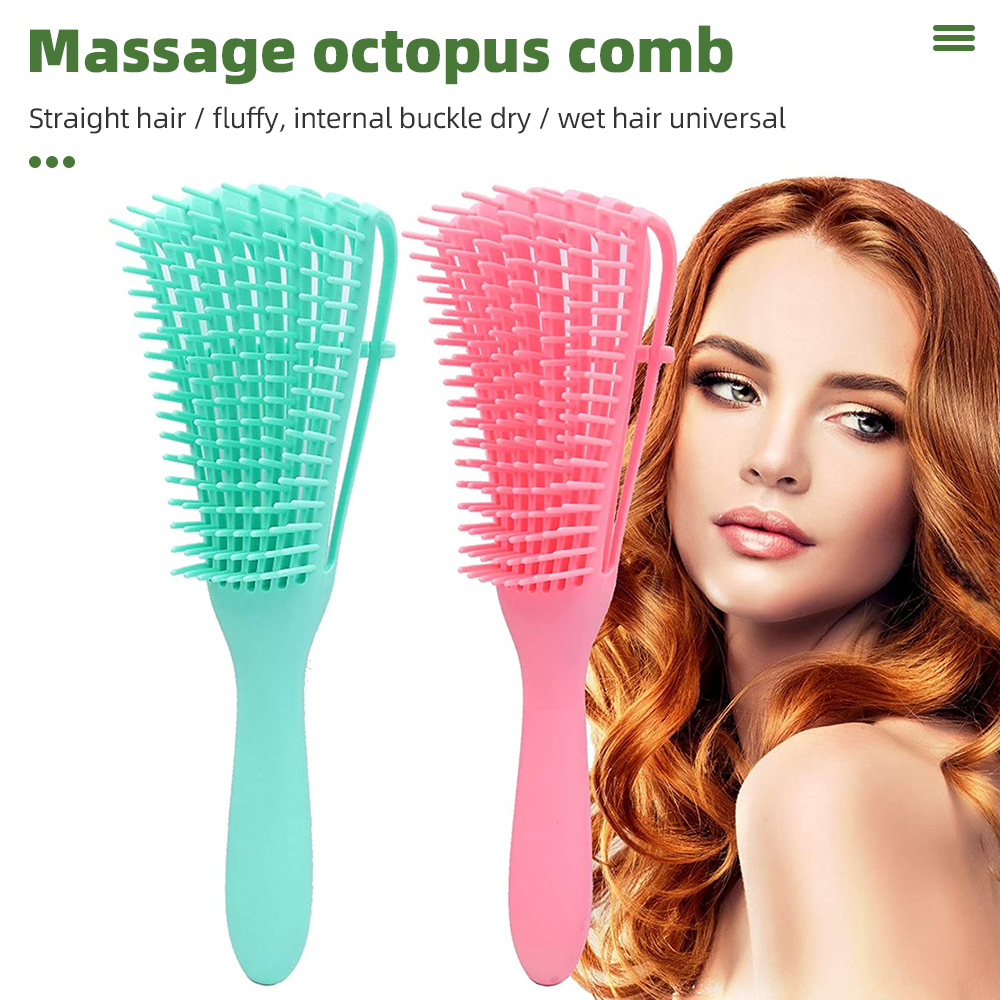 fashion Hair Brush Women Hair Care Detangling Brush Scalp Massage Hair ...