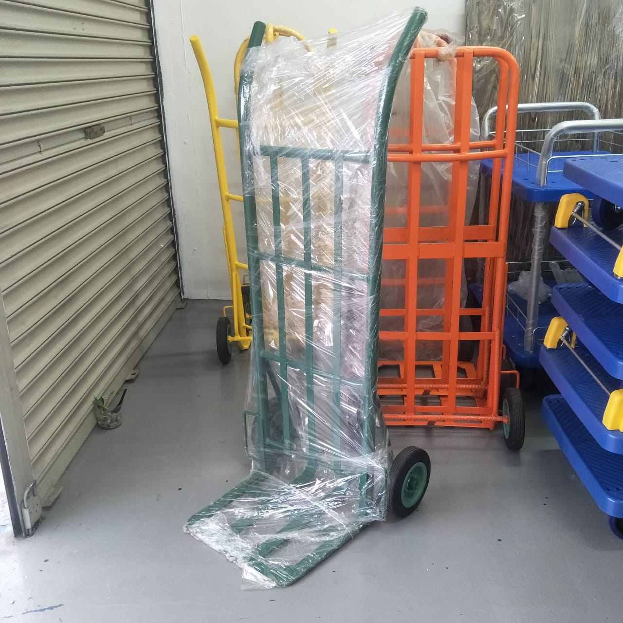 2 Handle 2 Wheels Metal Trolley / Troli Pasar / Gas Troli / Troli ...