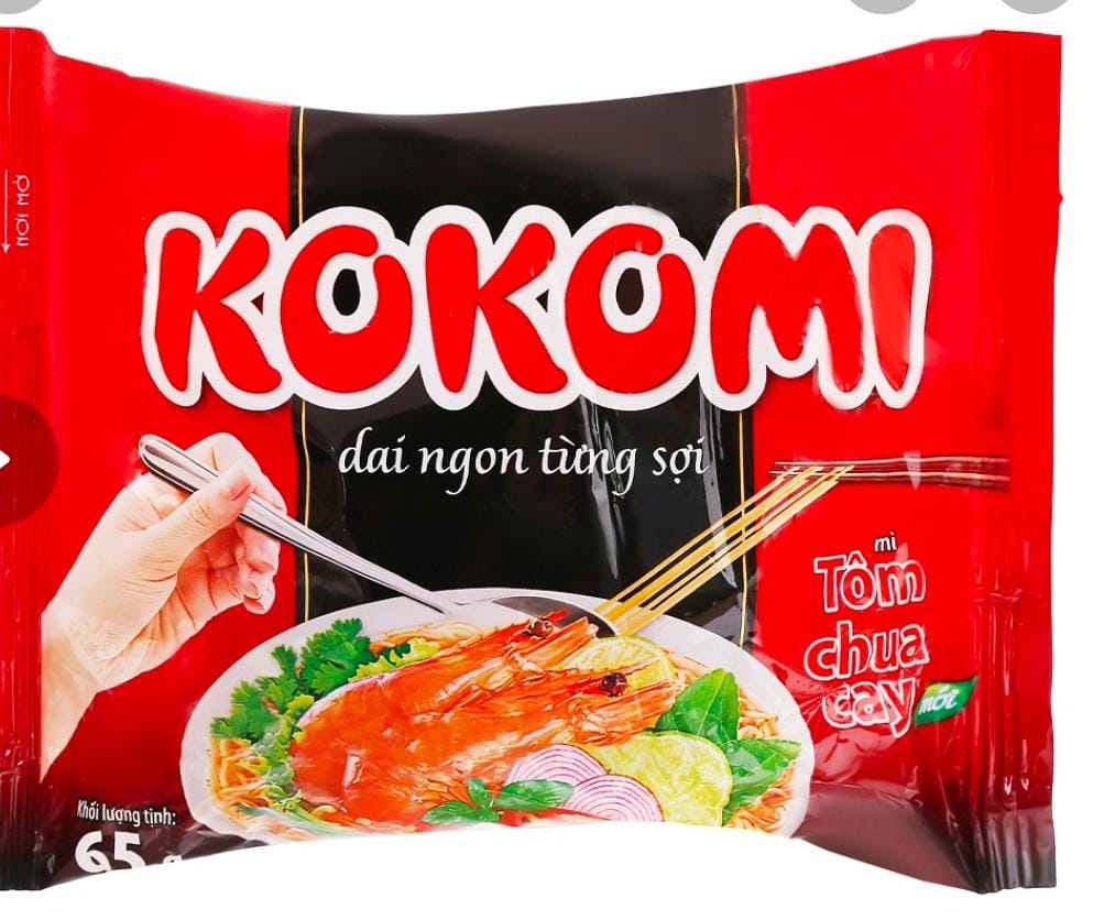 Mee udang pedas dan kenyal 65g 1 pek , Mi kokomi chau cay ( dai ngon ...
