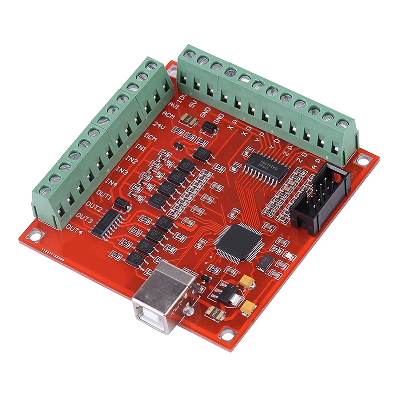 USB Interface Board, USB CNC Controller 4 Axis Motion Control Card ...