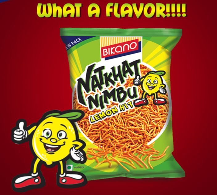 Bikano Natkhat Nimbu Lemon Hit 160g. - 4S Groceries - ThaiPick