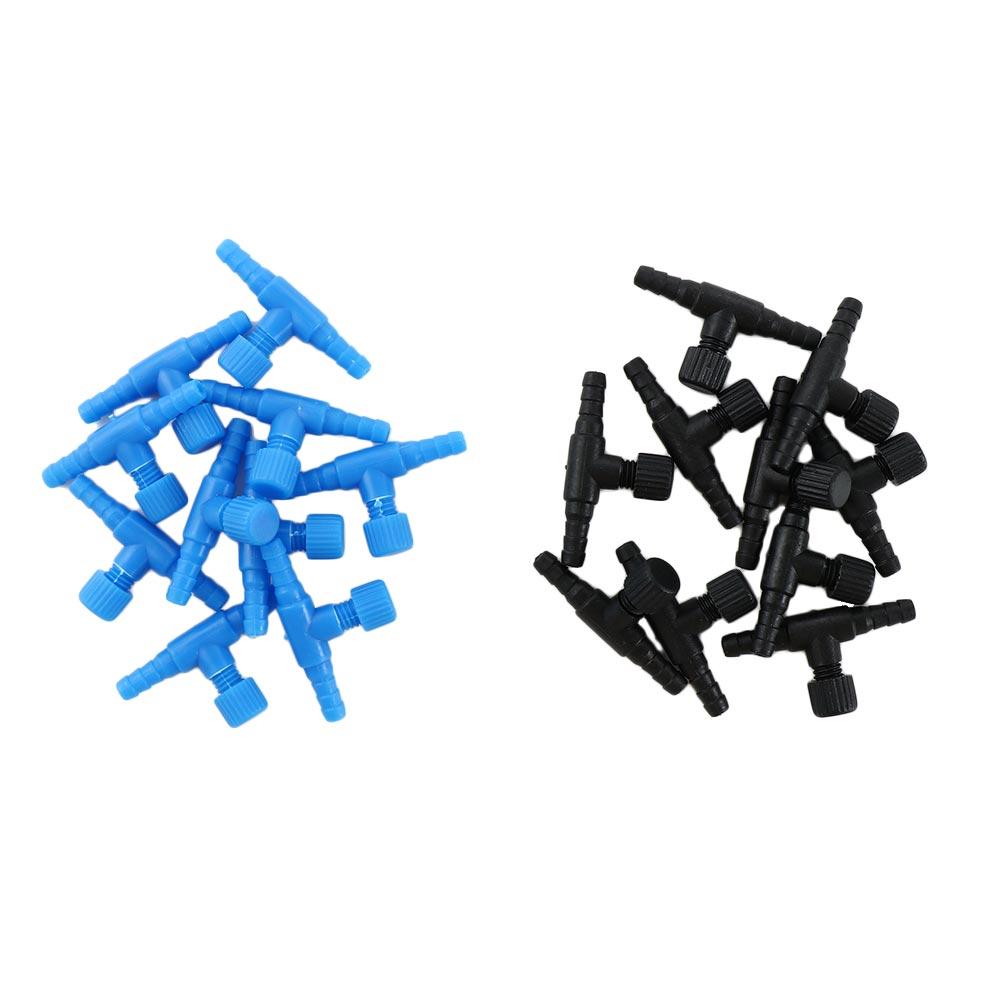 T Shaped Air Line Tube Volume Air Pump Aquarium Airline Regulator Pipe ...