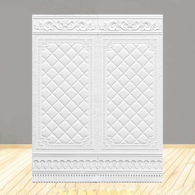 READY SEMUA WARNA [TEBAL] Wallpaper 3D Foam Tembok Dinding Motif Pintu ...