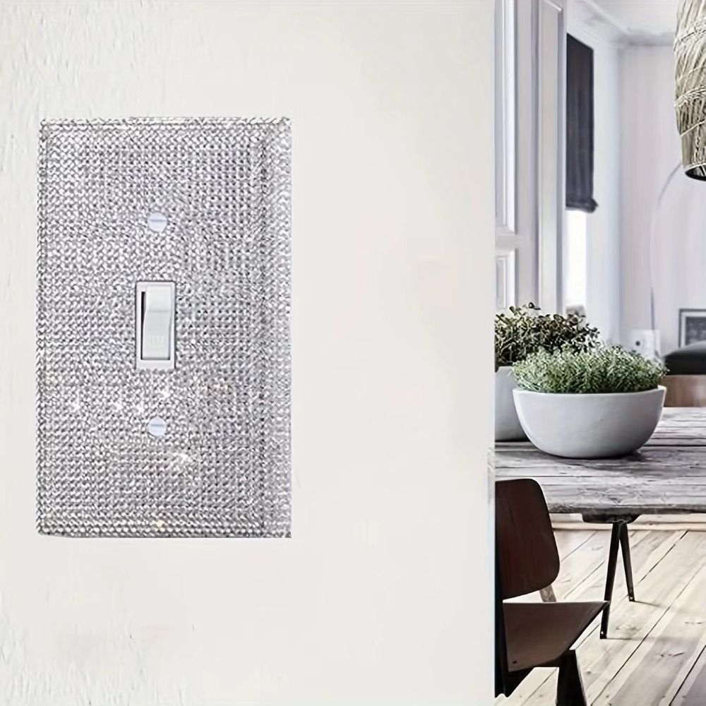 Fashion Sparkling Switch Decorative Cover Flashing Dustproof Socket ...