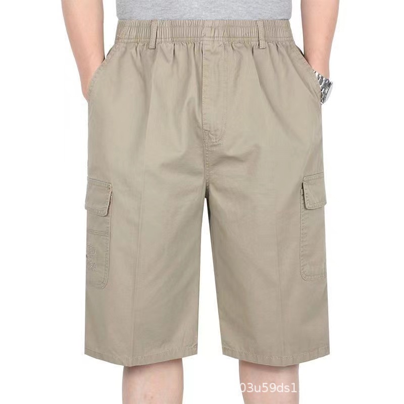 【TOJC】กางเกงครอปผู้ชายกางเกงคนวัยกลางคนและผู้สูงอายุกางเกงครอปแบบหลวม ...