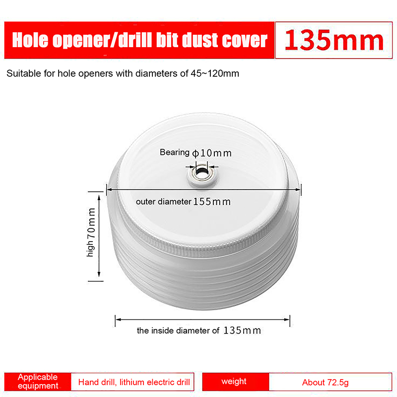 1PC Electric Hammer Drill Dust Collector Hole Opener Dust Collector ...