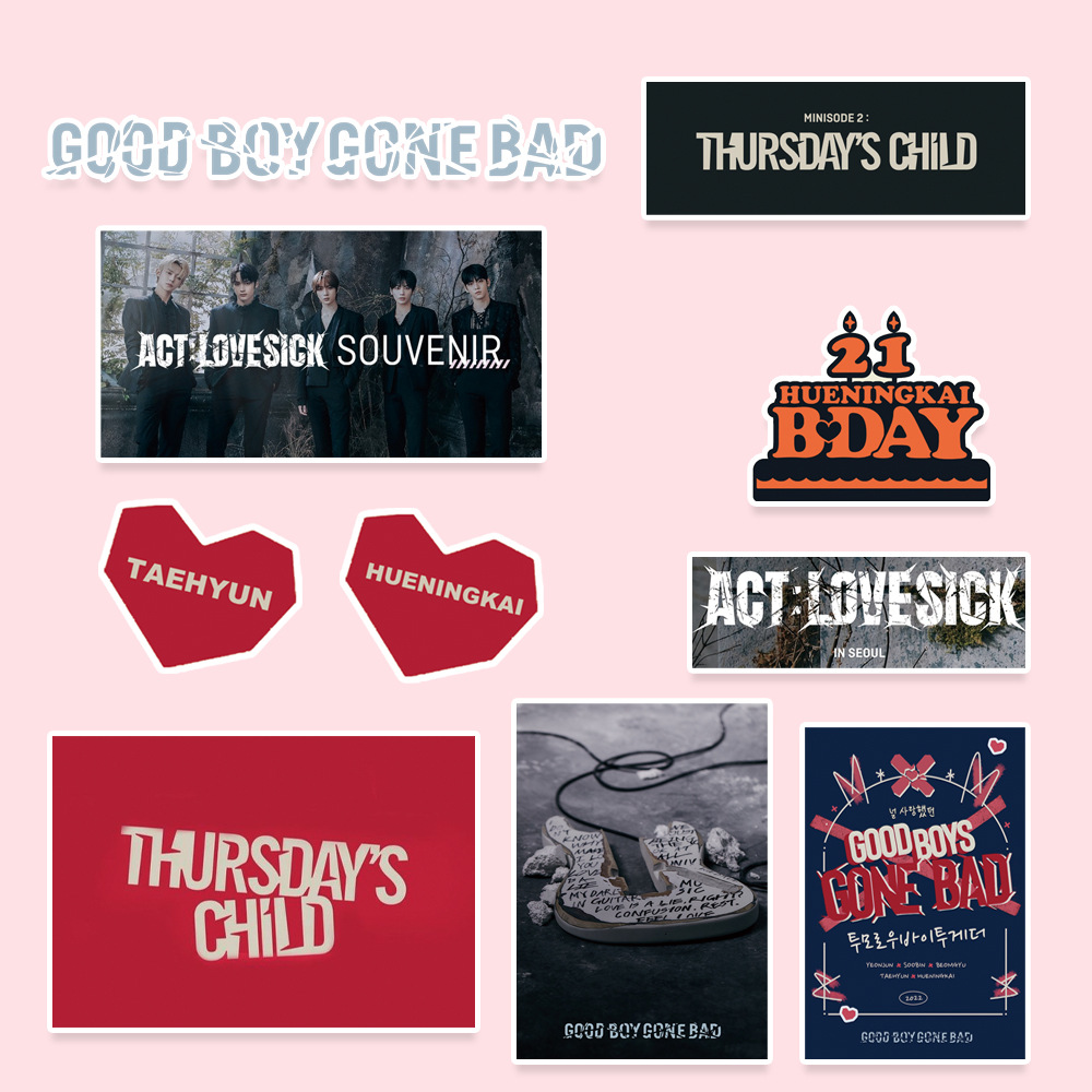 【Hottest Trends】Kpop New Album Good Boy Gone Bad Stickers Ateez Sticker ...